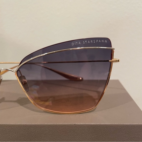 DITA | Accessories | Dita Starspann Sunglasses Rose Gold Frame Grey To ...